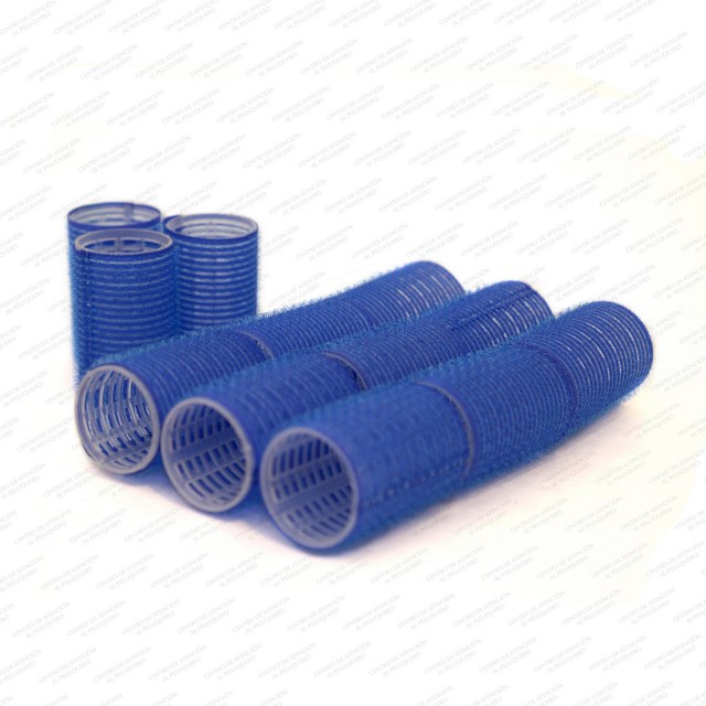 Bigudies, boomeran y ruleros: Rulero 40 mm Azul